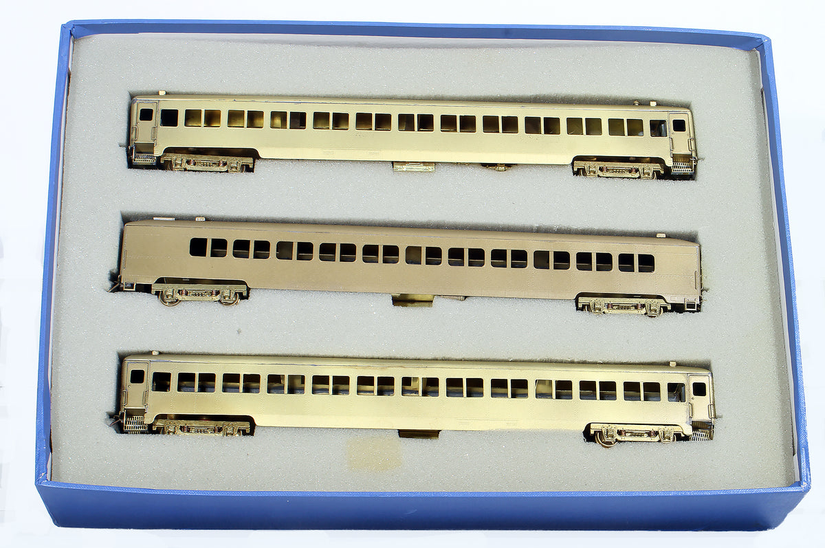 HO Brass Model Train - NJ Custom Brass New Haven 3-Car Light Weight Co ...