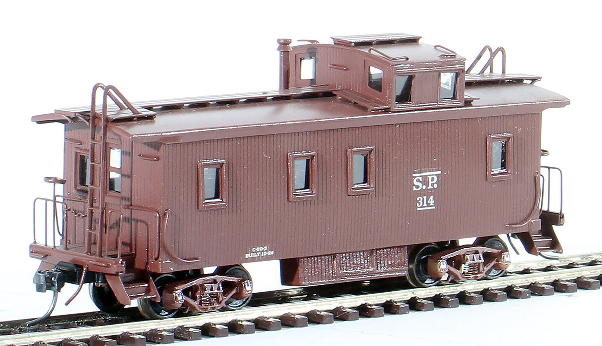 HO Brass Model Train - Balboa Southern Pacific C-30 Wood Caboose #314 ...
