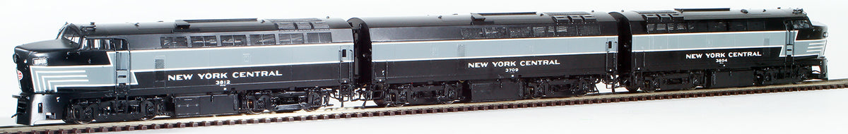 HO Brass Model Trains - New York Central Railroad RF16 A-B-A Diesel Se ...
