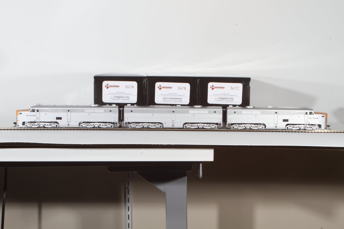 HO Model Trains Precision Craft A/B/A D&RGW Denver & Rio Grande Califo ...